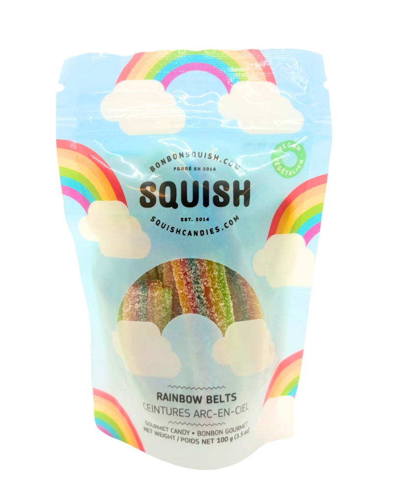 Rainbow Belts – SQUISH Candies Canada